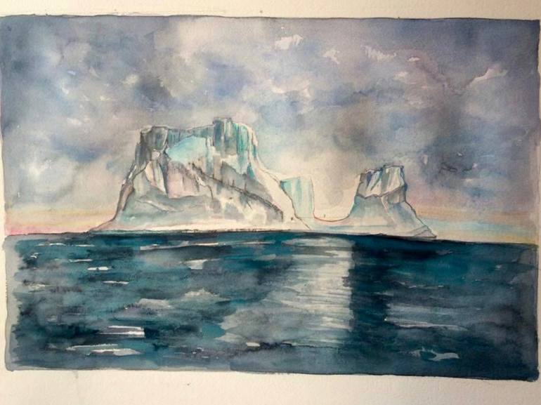 Fragile Landscape Painting by Nadia Azzoni | Saatchi Art