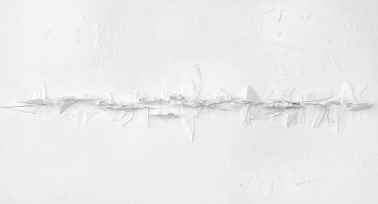 The White Line Painting by Valentina Leiva | Saatchi Art