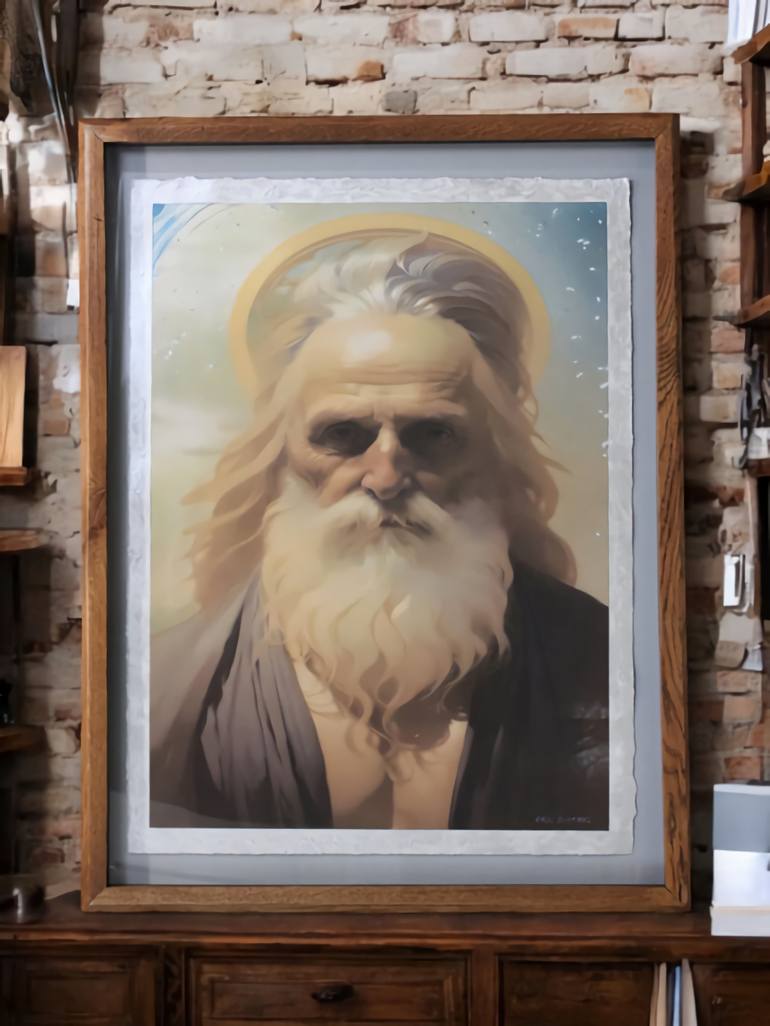 “Legacy of the Lawgiver: The Face of Moses” Painting by Eric Buechel ...