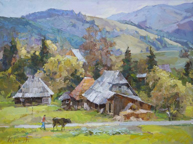 Time to go home Painting by Aleksandr Korol | Saatchi Art