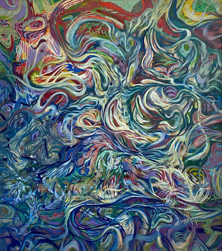 Where Algae Dream Painting by Vorona Ecaterina | Saatchi Art