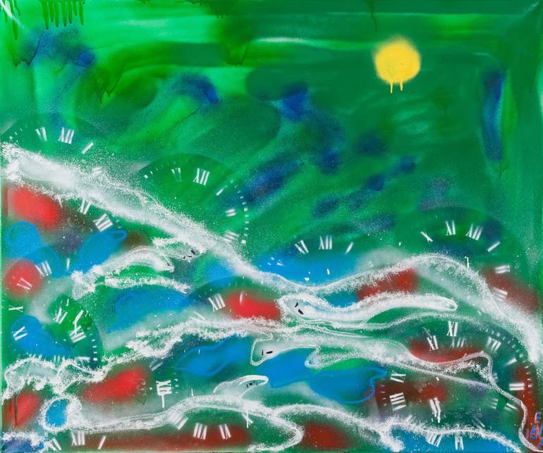 Lines of communication Painting by EVA gallery | Saatchi Art