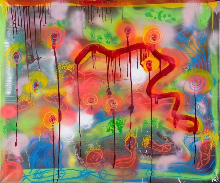 Lines of communication Painting by Eva Gallery | Saatchi Art