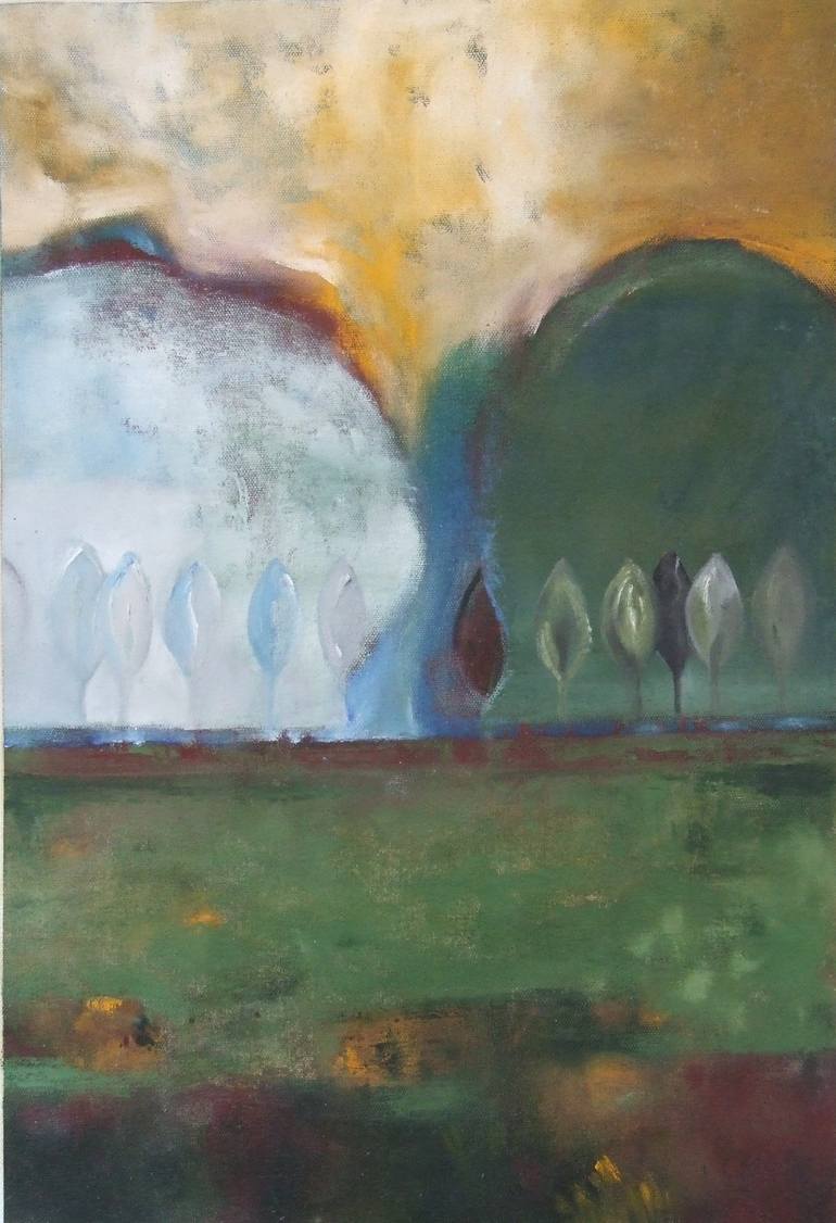 The Trees of Jiri Painting by Csendes Csaba | Saatchi Art