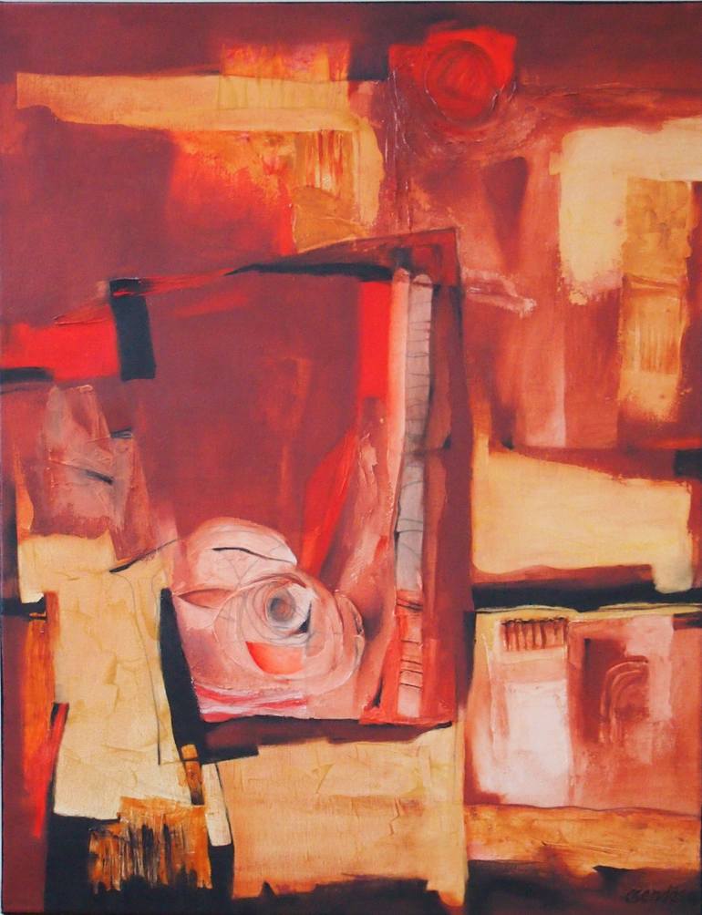 The seventh gate Painting by Csendes Csaba | Saatchi Art