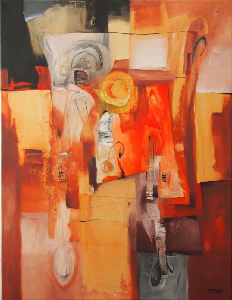 The Swan Painting by Csendes Csaba | Saatchi Art