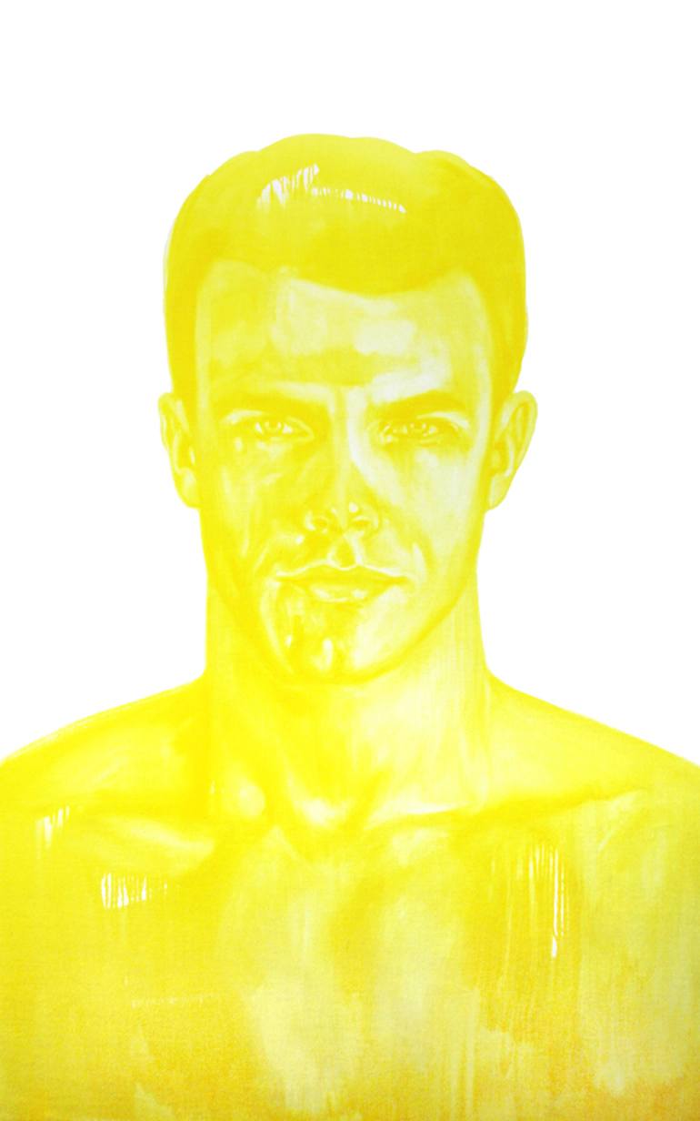 CMYK DAN (Yellow) Painting by Alun Rhys Jones | Saatchi Art