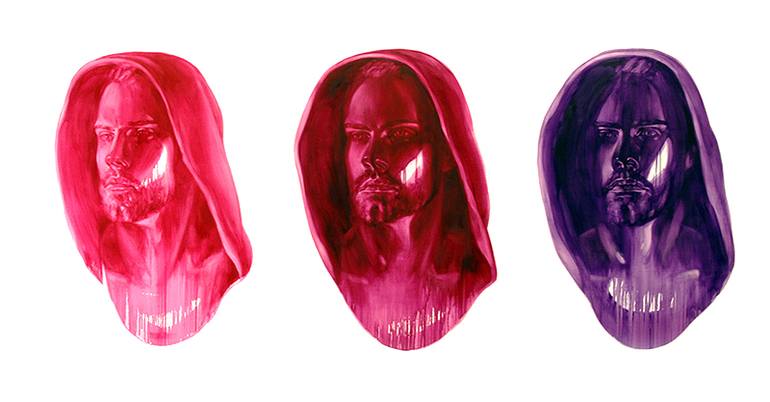 THE HOODY TRILOGY Painting by Alun Rhys Jones | Saatchi Art