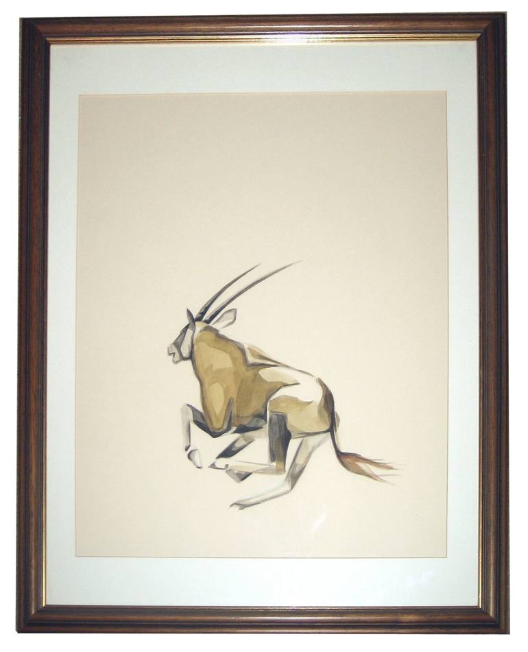 oryx Painting by Damo 10 | Saatchi Art