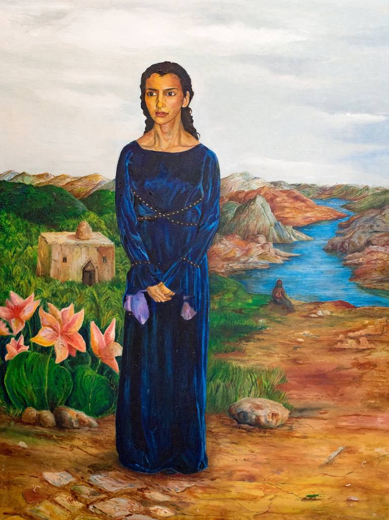 Moroccan Dreams Zahra Painting by Conrad Haberland | Saatchi Art