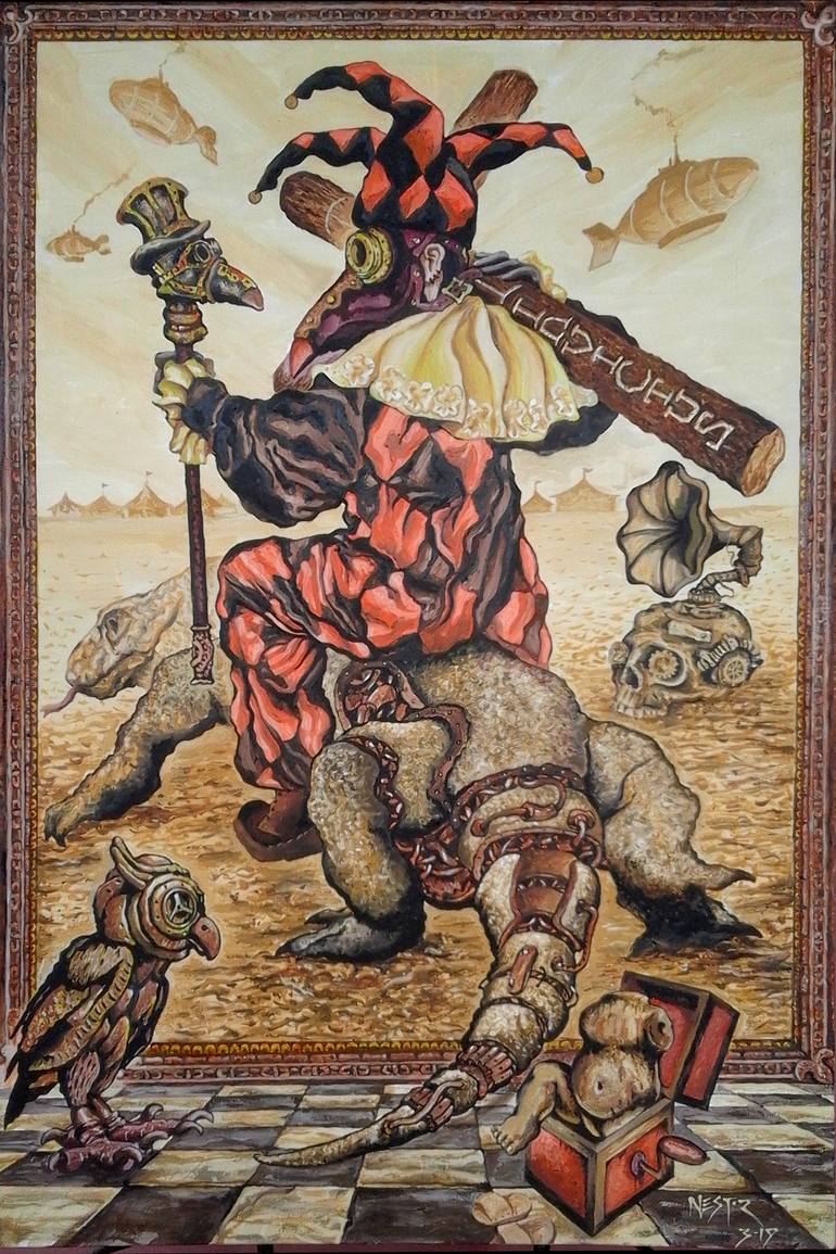 Road To Golgotha Painting by Nestor Ong | Saatchi Art