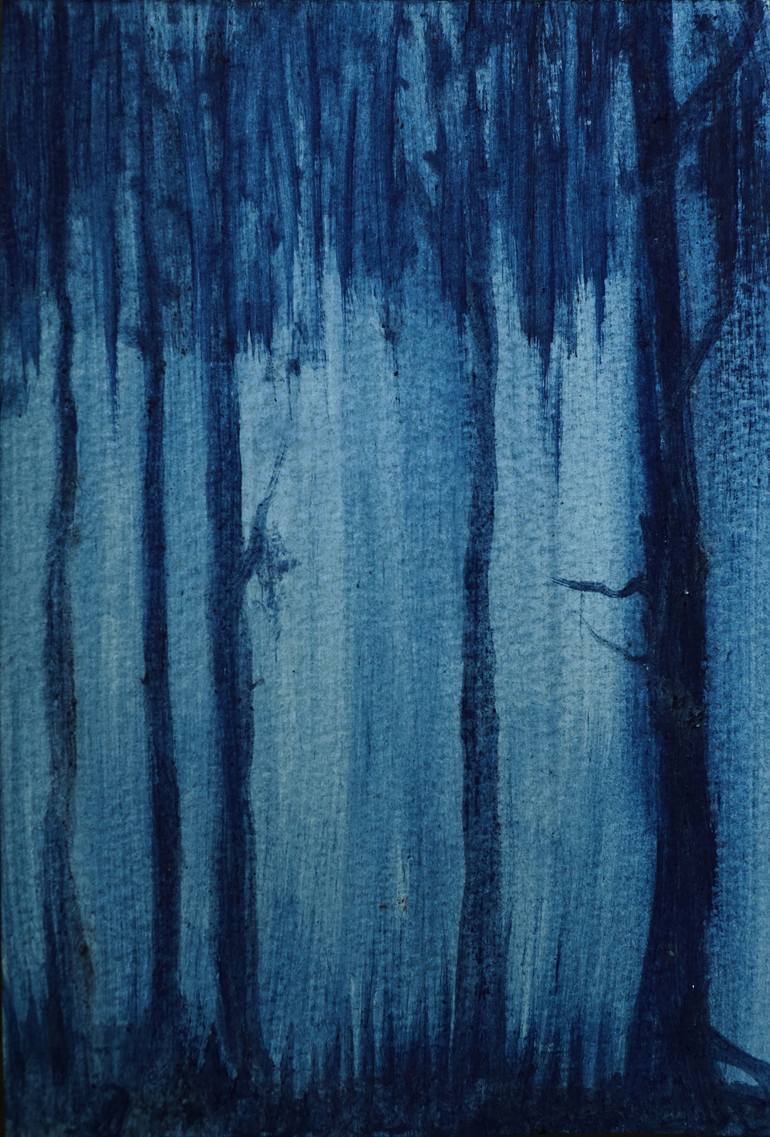 Scape Intro the Strom Painting by Eva Nev | Saatchi Art