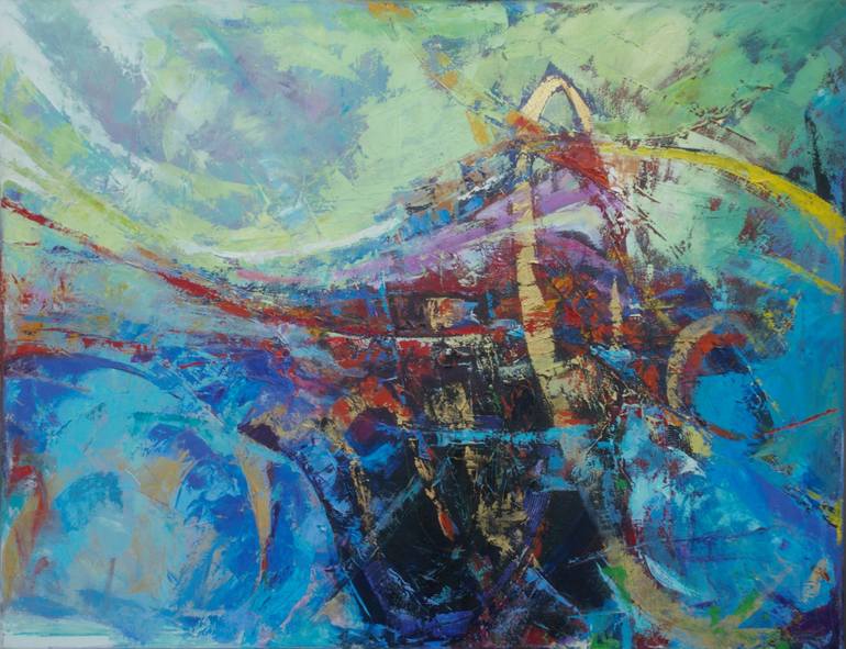 May I find you smiling. Painting by Carine Van Hee | Saatchi Art