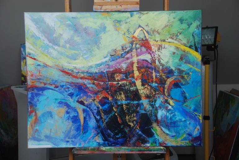 May I find you smiling. Painting by Carine Van Hee | Saatchi Art