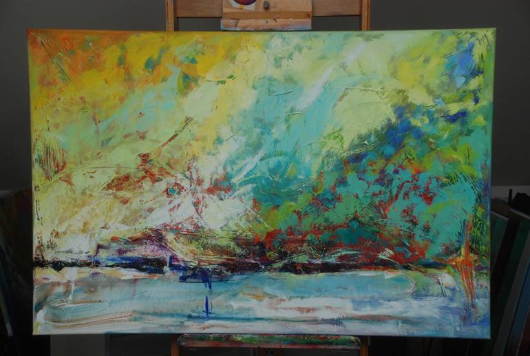 NOT a landscape Painting by Carine Van Hee | Saatchi Art