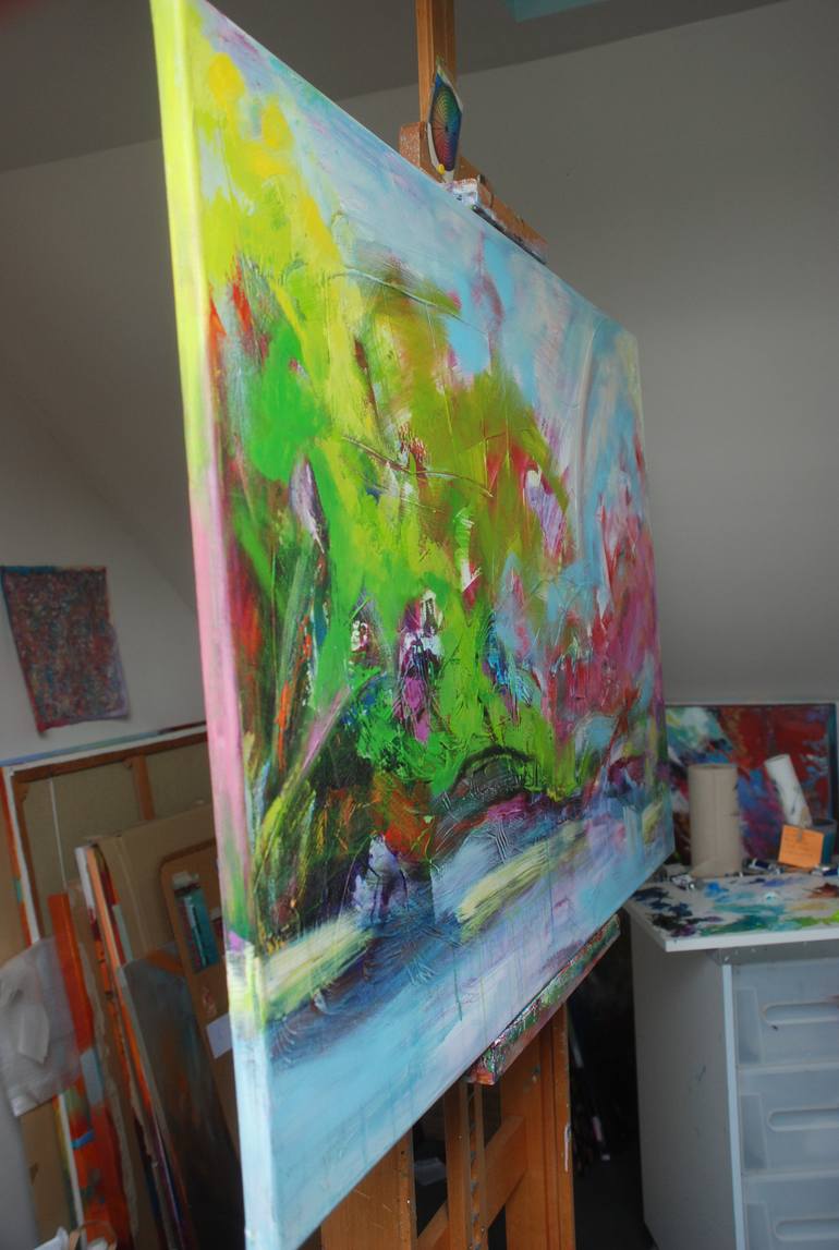 NOT a landscape Painting by Carine Van Hee | Saatchi Art