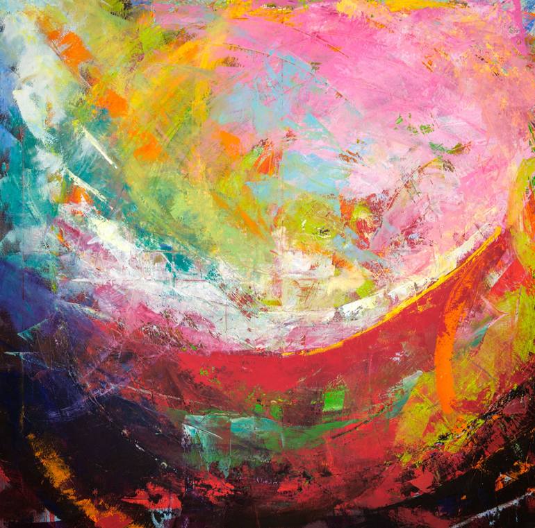 May I find you smiling Painting by Carine Van Hee | Saatchi Art