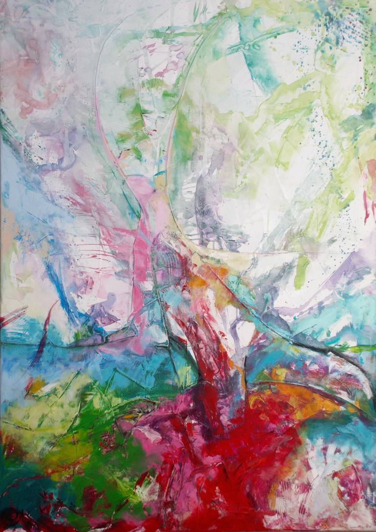 Woebegone Woman 2 Painting by Carine Van Hee | Saatchi Art