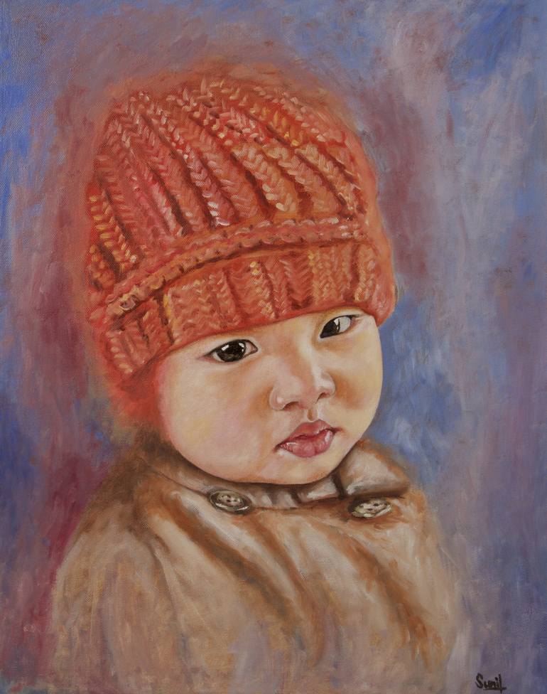 Sofia (Wisdom) Painting by Sunil Magar | Saatchi Art