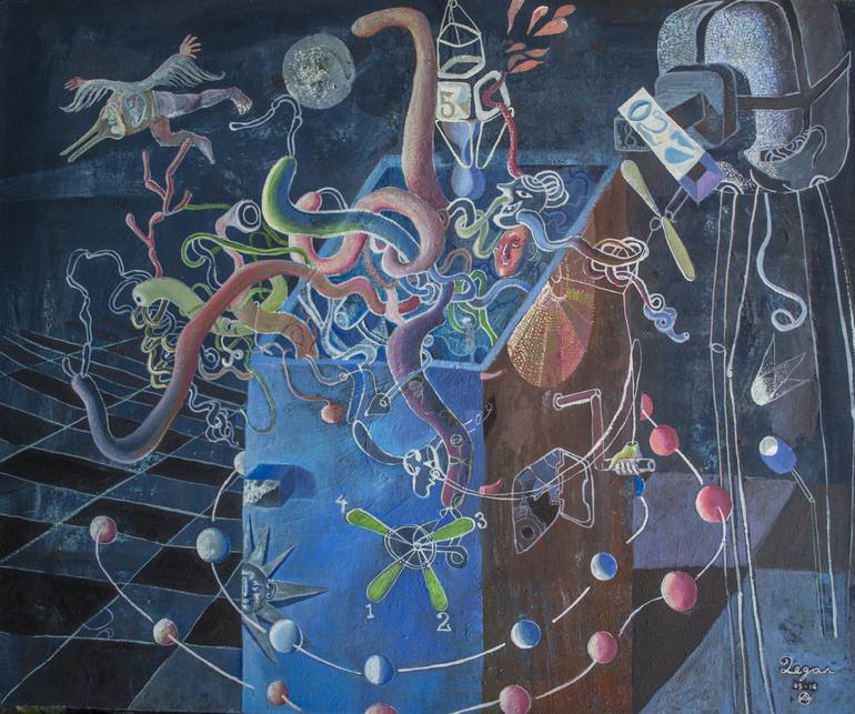 Dedalus Painting by Luka Dedic | Saatchi Art