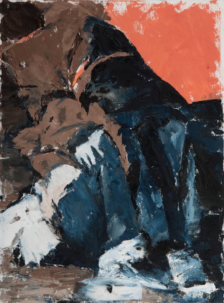 Ignoring Painting by Oren Oxenberg | Saatchi Art