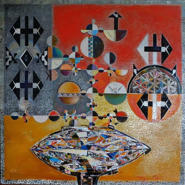 the composition of diamond Painting by Sergey Fedoseev | Saatchi Art