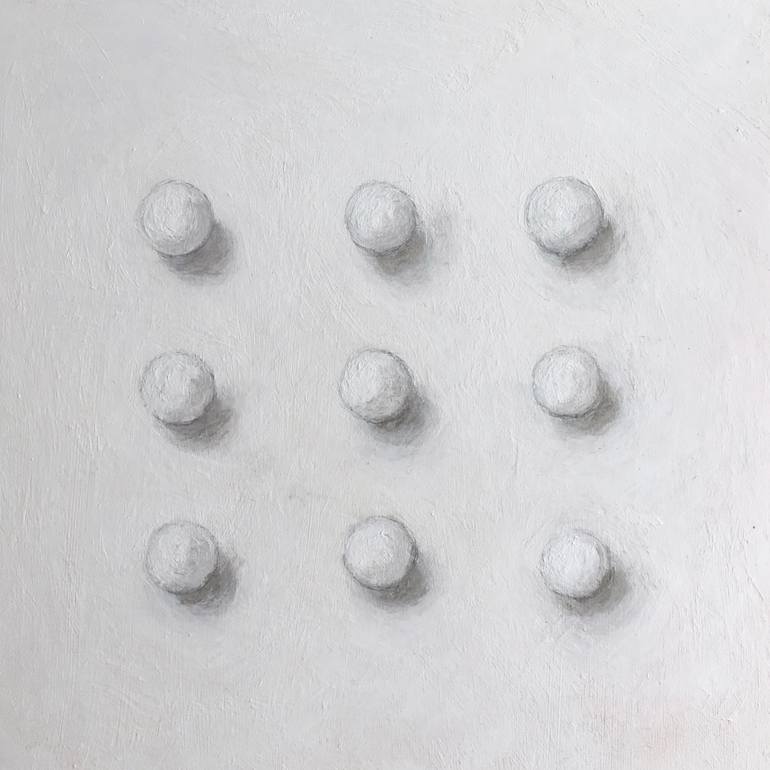Nine Marbles Painting by Sarah Fagan | Saatchi Art