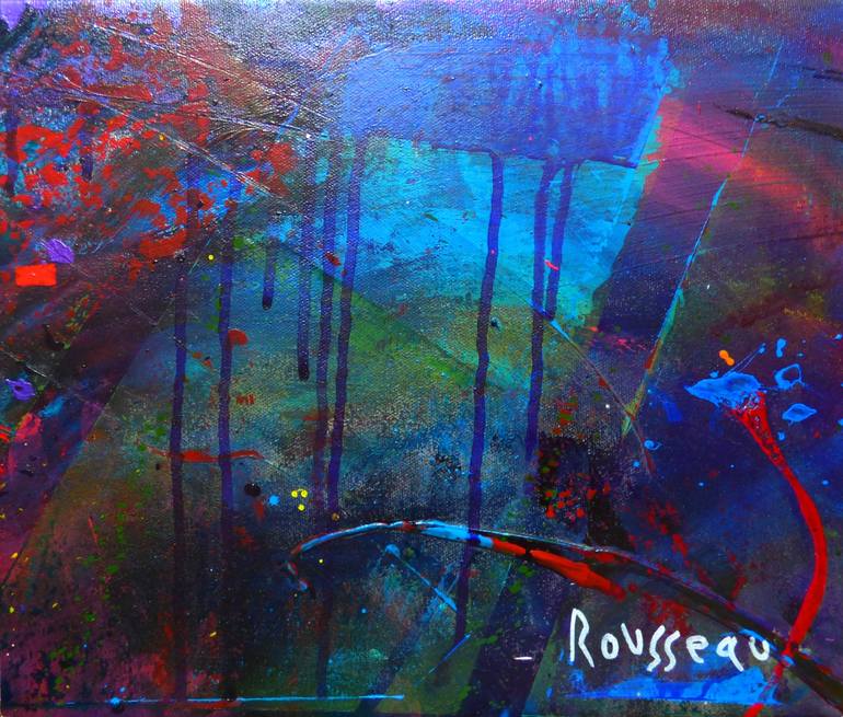 L'écoulement du temps Painting by mathieu rousseau | Saatchi Art