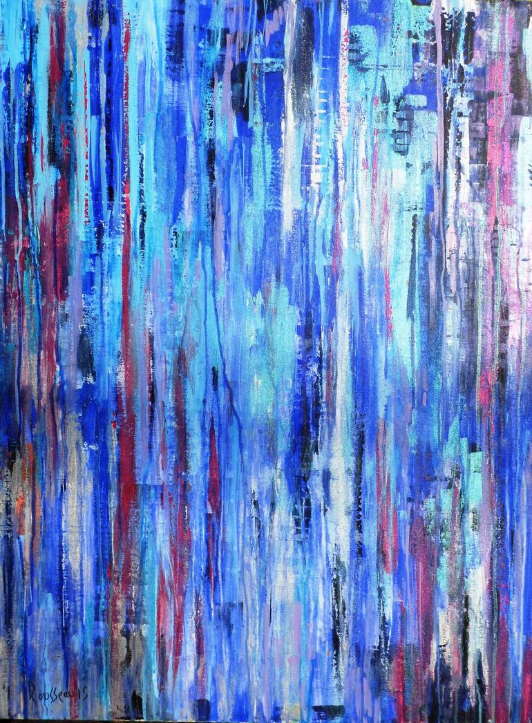 La mer Painting by mathieu rousseau | Saatchi Art