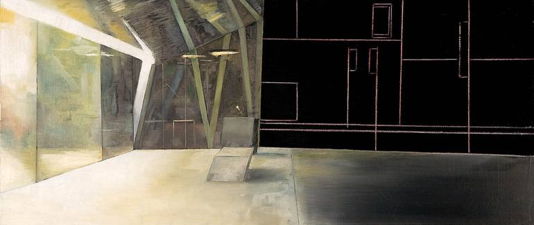 Structural Tranquillity Painting by Steven Ingman | Saatchi Art