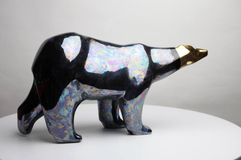 Alfa Bear model Benzine Sculpture by Mariusz Dydo | Saatchi Art