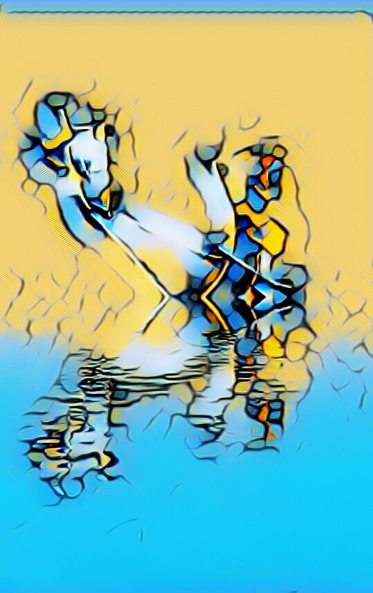 Hidden Faces Drawing by Singleton M Tate | Saatchi Art