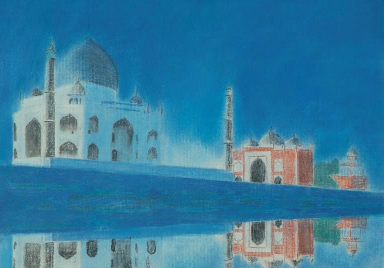 Taj. Painting by simon mason | Saatchi Art
