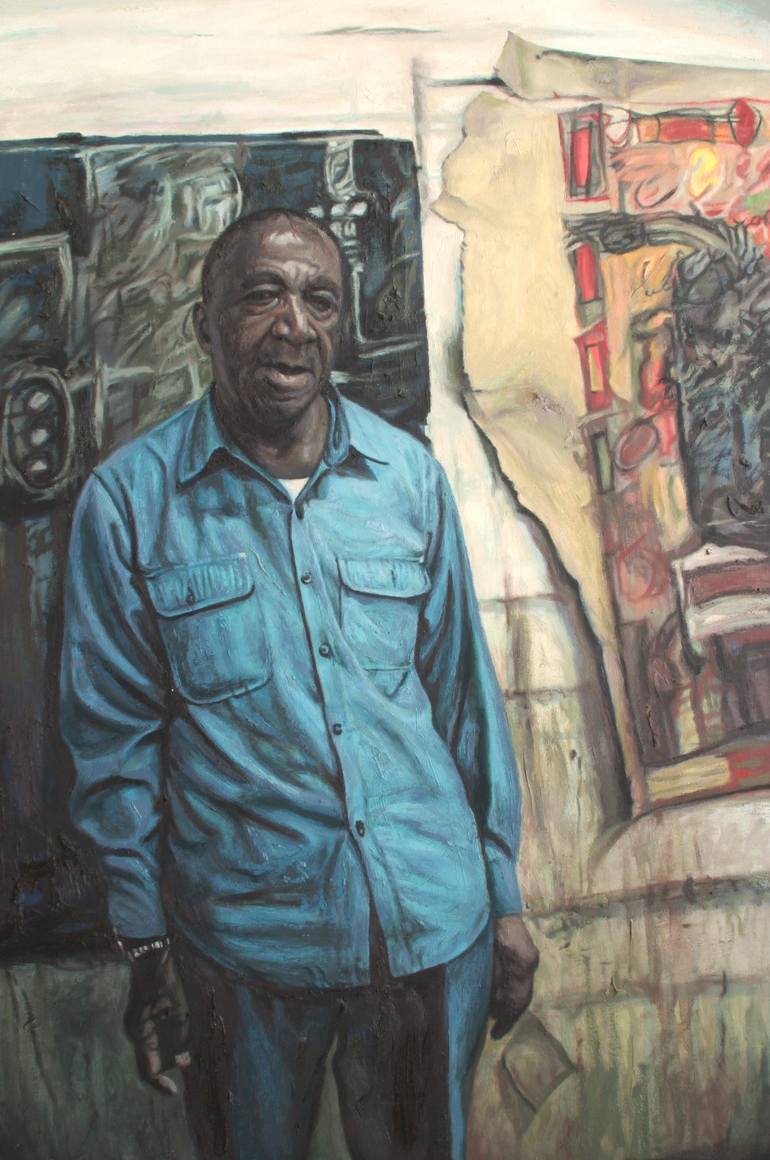 David Koloane Painting by Anthea Delmotte | Saatchi Art