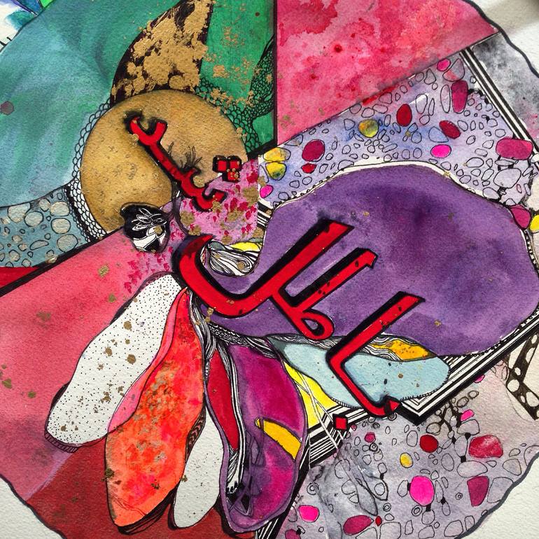 Story Teller. Painting by Noosh Mb | Saatchi Art