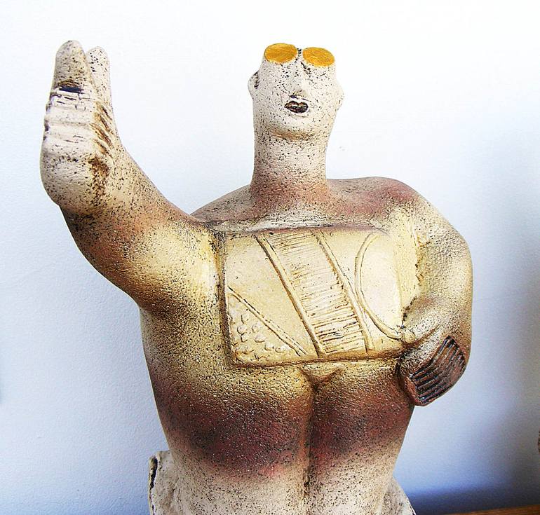 UFO Watchers - “The mothership” - Ceramic Sculptures - (Pair) Sculpture ...