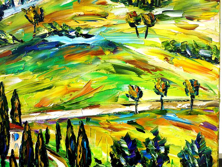 Summer in Tuscany Painting by Mirek Kuzniar | Saatchi Art