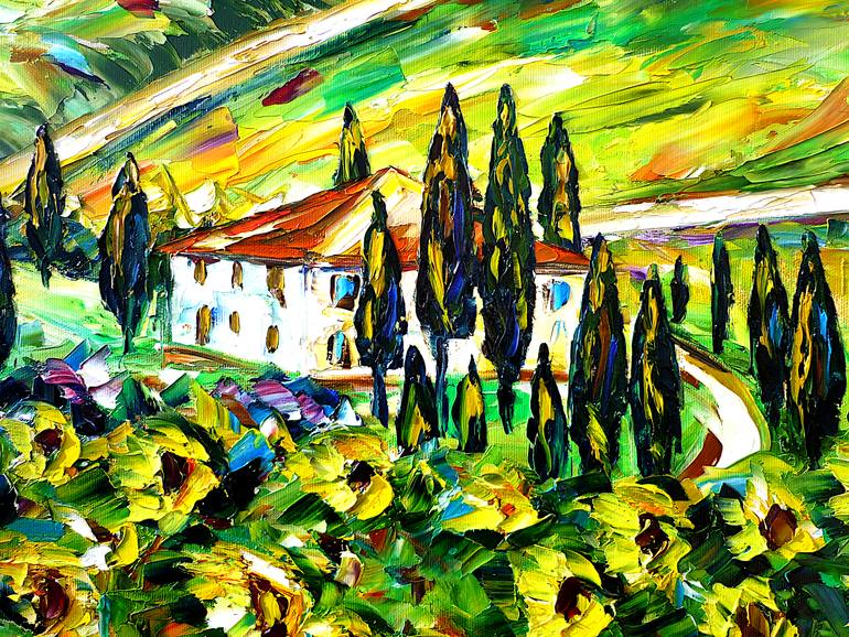 Summer in Tuscany Painting by Mirek Kuzniar | Saatchi Art