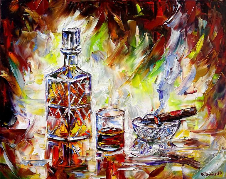Quitting Time Painting by Mirek Kuzniar | Saatchi Art