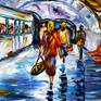 Metro Paris Painting by Mirek Kuzniar | Saatchi Art