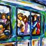 Metro Paris Painting by Mirek Kuzniar | Saatchi Art