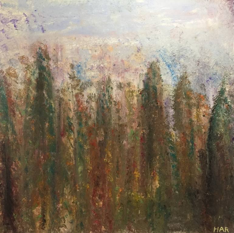 my forest Painting by Harry Geerts | Saatchi Art