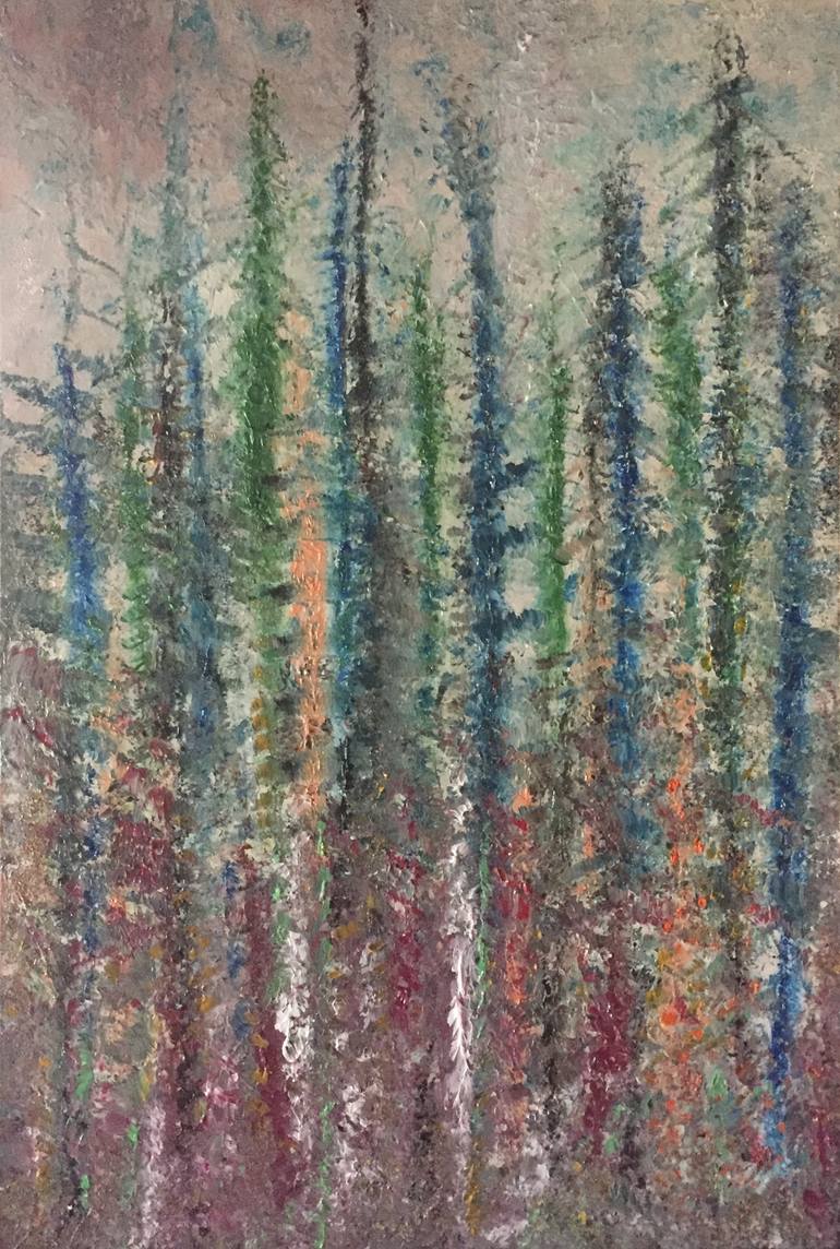My forest Painting by Harry Geerts | Saatchi Art