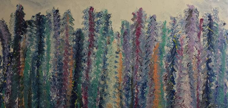 Modern forest Painting by Harry Geerts | Saatchi Art