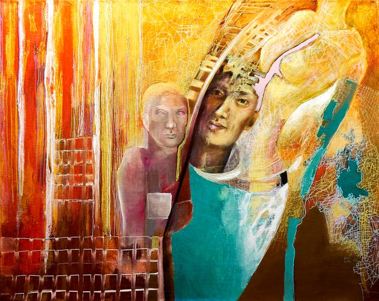 Why? Painting by Anna Lupa-Suchy | Saatchi Art