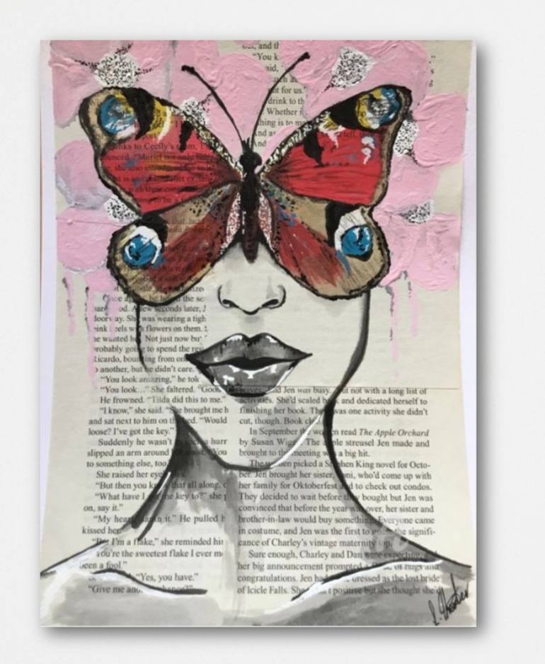 Peacock butterfly! Painting by Lisa Thaxter | Saatchi Art