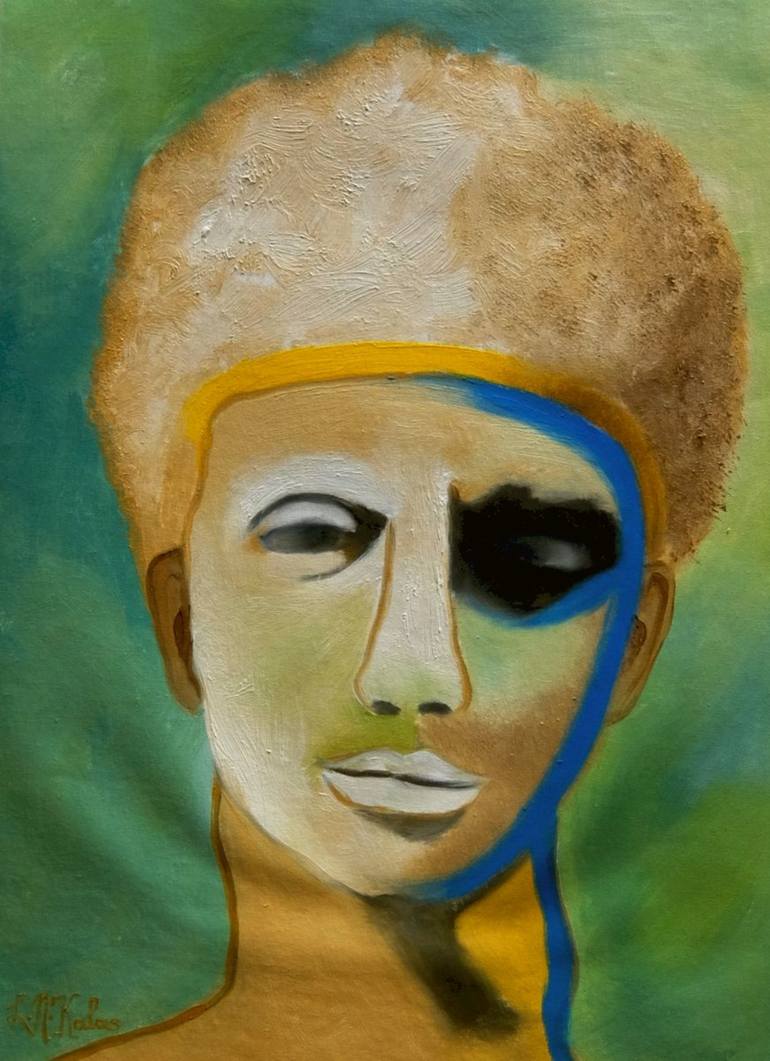 From the Series: FACES Painting by Leon Nicholas Kalas | Saatchi Art