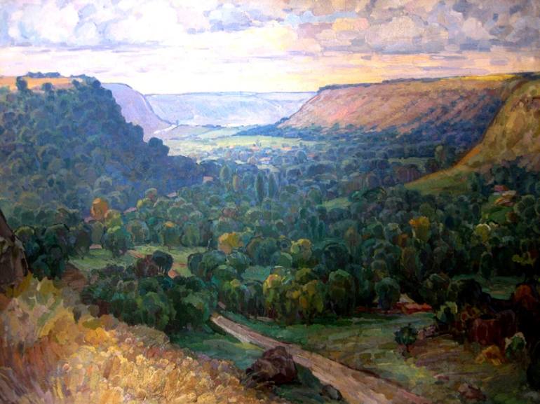 Mountain landscape. Famous artist of the USSR - A. Grabko Painting by ...