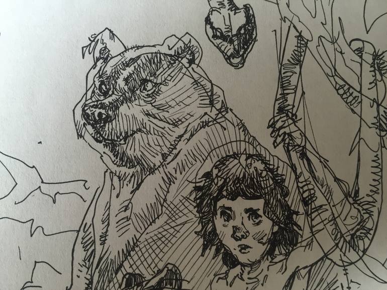 The Jungle Book Drawing by Paul Harmon | Saatchi Art