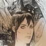 Mora and the Beasts Drawing by Paul Harmon | Saatchi Art